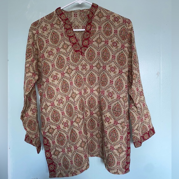 Tops | Beautiful Tunic Made In India | Poshmark